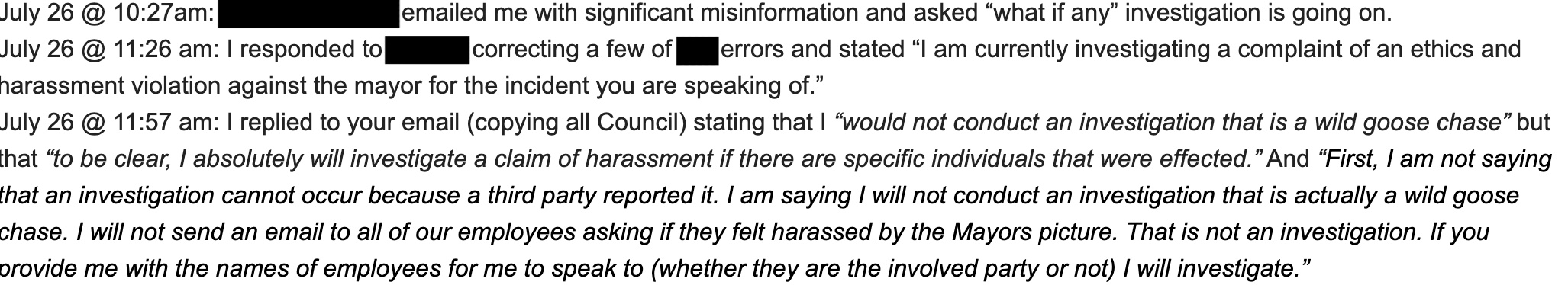 City Attorney Chuck Adams Refused to Investigate Former H.R. Director ...